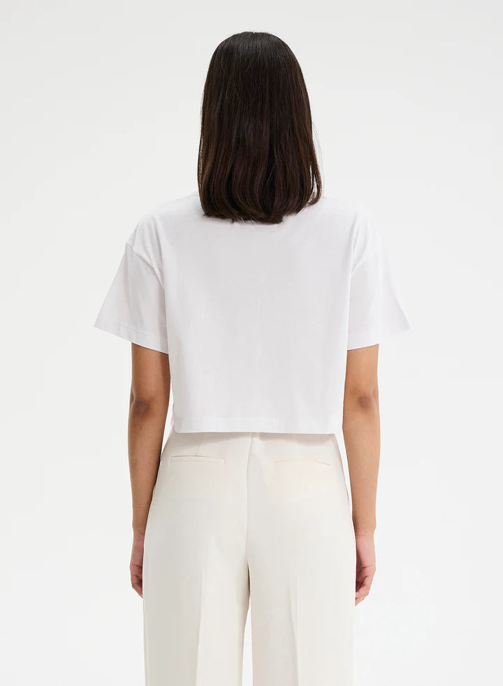 CHRLDR Chuck Collar Rib Crop T-Shirt - White – Styleartist